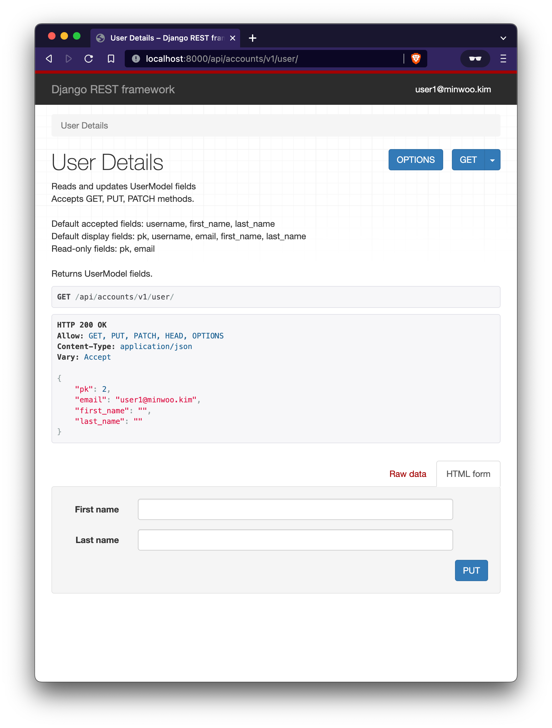 Django Rest Framework Drf Jwt로 로그인 및 회원가입 Api 구현 Dj Rest Auth Minwookim